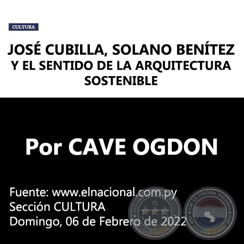 Portal Guaraní - JOSÉ CUBILLA, SOLANO BENÍTEZ Y EL SENTIDO DE LA ...