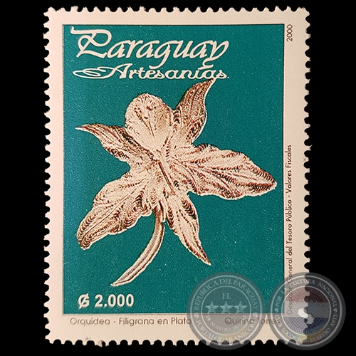 Portal Guaraní - Artesanía: ORQUÍDEA, FILIGRANA EN PLATA - Artesano ...