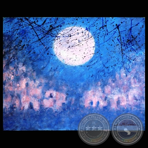 Portal Guaraní - CASAS, Óleo de EDITH JIMÉNEZ (GALERÍA DE ARTE MATICES)