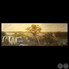 Portal Guaraní - SIETE CAÍDAS - CATARATAS DE SALTO DEL GUAIRÁ - Óleo de ...