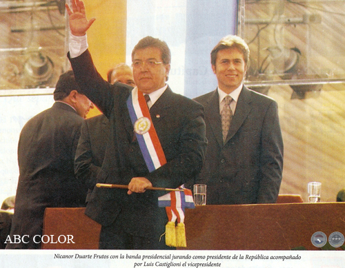 Portal Guaraní - EL GOBIERNO DE NICANOR DUARTE FRUTOS - Por ALCIBIADES ...