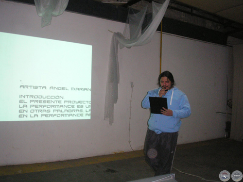 Portal Guaraní - PERFORMANCE EN EL HADE, 2009 - Obra de ÁNGEL JARA