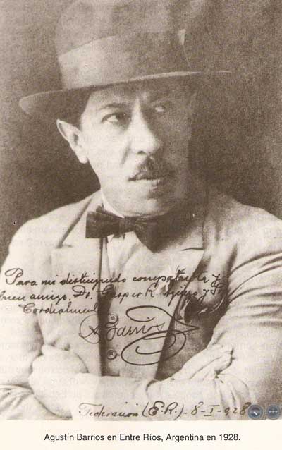 Portal Guaraní - MANGORE – VIDA Y OBRA DE AGUSTÍN BARRIOS - Por SILA ...