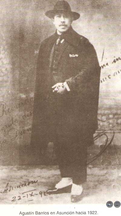 Portal Guaraní - MANGORE – VIDA Y OBRA DE AGUSTÍN BARRIOS - Por SILA ...