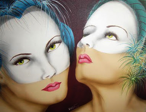 Portal Guaraní - CARNAVALITAS - SERIE GEMELAS, 2008 (Acrílico de ...