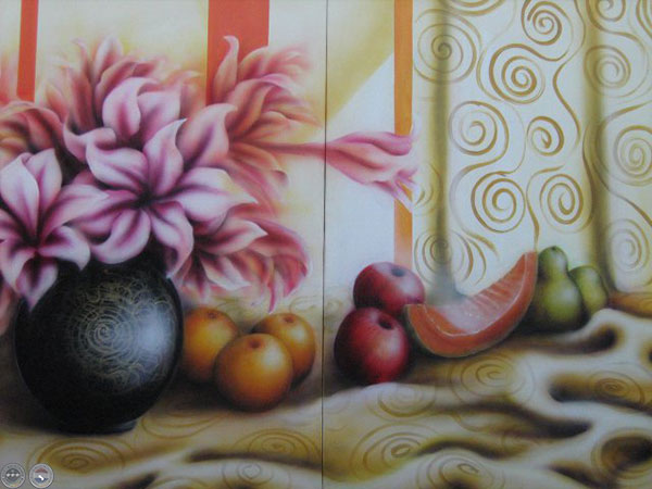 Portal Guaraní - LA REALIDAD Y EL DESEO, 1999 - Acrílico de CRISTINA ...