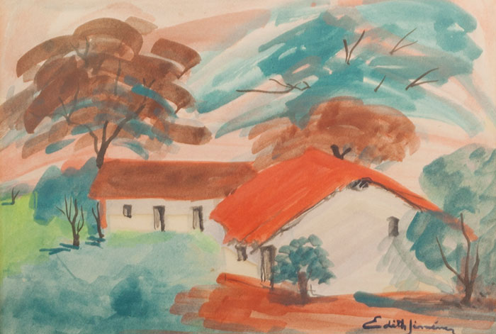 Portal Guaraní - CASITA ROJA - Óleo de EDITH JIMÉNEZ - 22 al 29 de ...