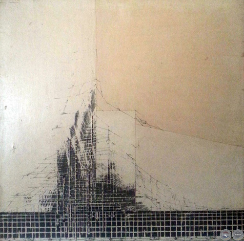 Portal Guaraní - SIN TÍTULO, c. 1980 - Dibujo de JENARO PINDÚ