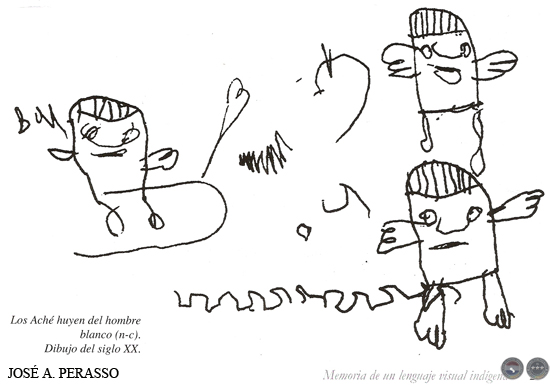 Portal Guaraní - DIBUJOS ACHÉ-GUAYAKÍ - Por JOSÉ A. PERASSO – OLGA BLINDER