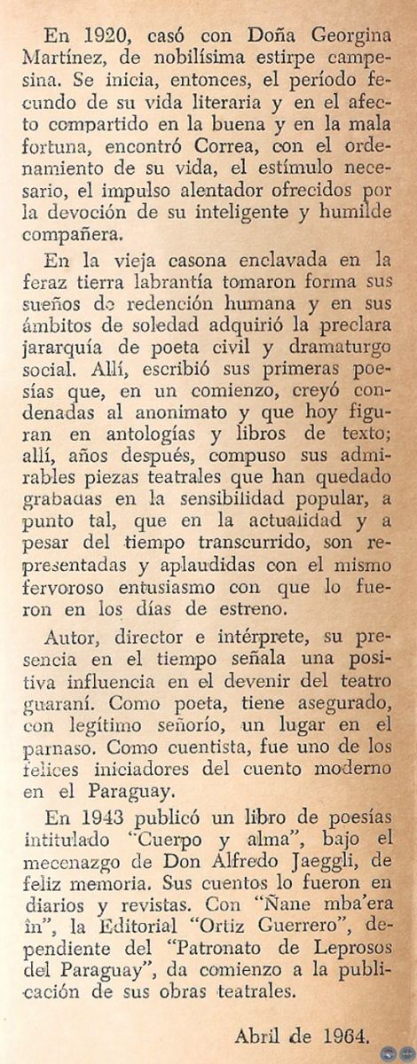 Portal Guaraní - ÑANE MBAʼERAʼÎN - Sainete en tres actos de JULIO ...