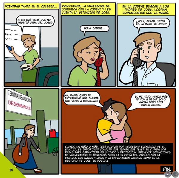 Portal Guaraní - Leda Sostoa - JOSÉ - HISTORIAS DE MIGRACIÓN - Cómics ...