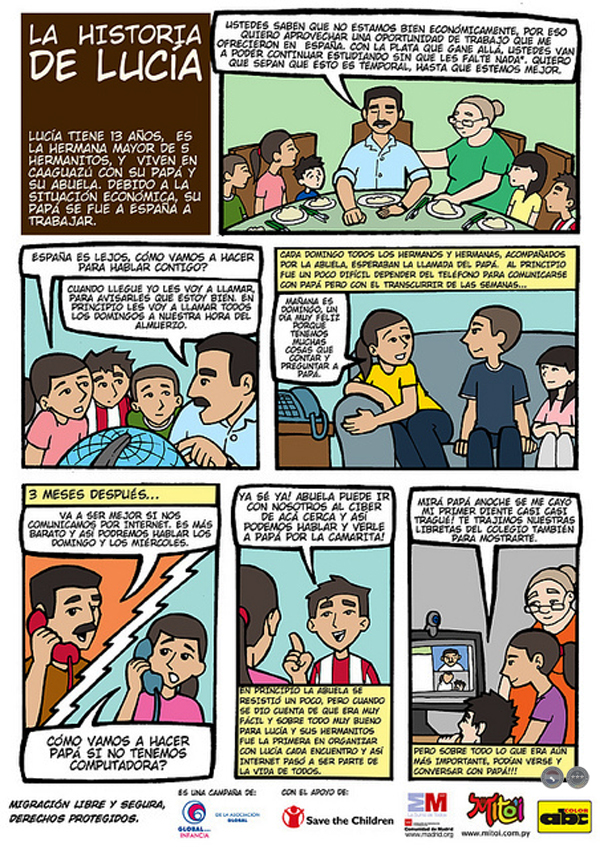 Portal Guaraní - HISTORIAS DE MIGRACIÓN - Cómics sobre migración ...