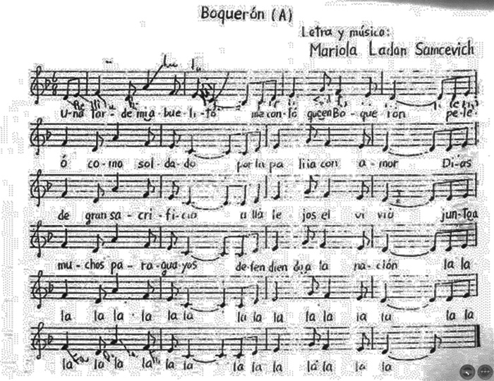 Portal Guaraní - BOQUERÓN - Canción de MARIOLA LADAN DE ORTEGA ...