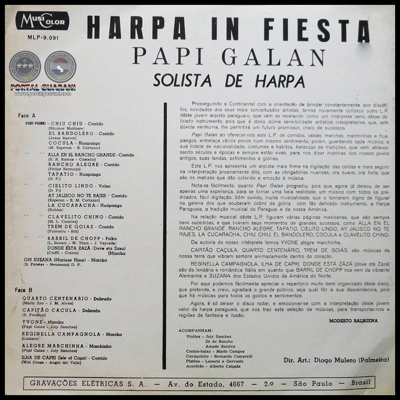Portal Guaraní - HARPA IN FIESTA - PAPI GALÁN - PAPI GALÁN