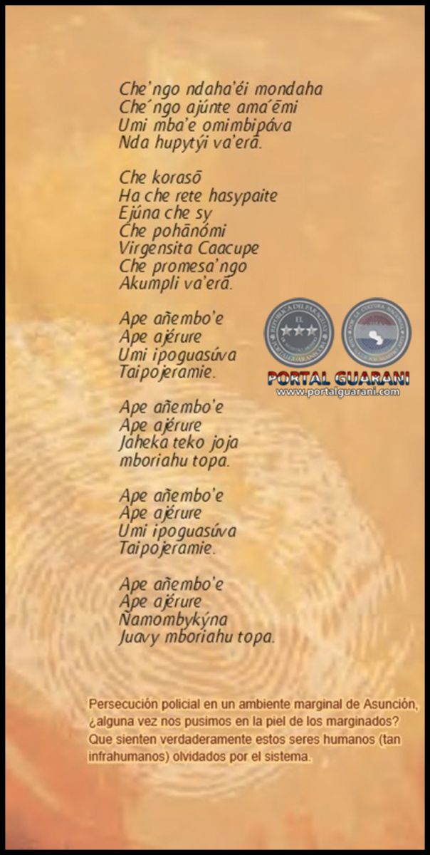 Portal Guaraní - PARAGUAY REMBE'Y - Letra y Música: VÍCTOR RIVEROS ...