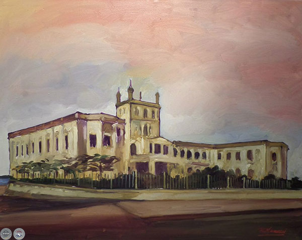 Portal Guaraní - PALACIO DE LÓPEZ, 2014 - Óleo de ROBERTO MORELLI ...